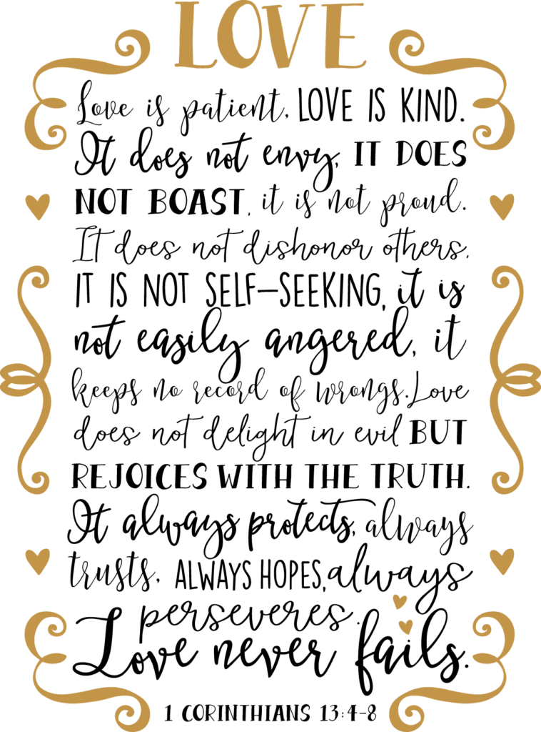 1_Corinthians_13_4-8 PNG Cut File 74 - DTF PrintCo