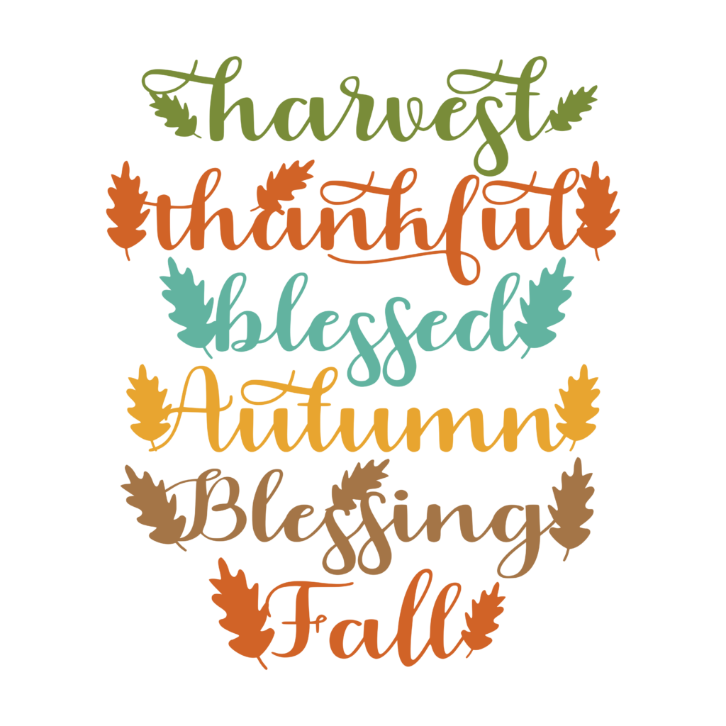 Fall Word Art - DTF PrintCo