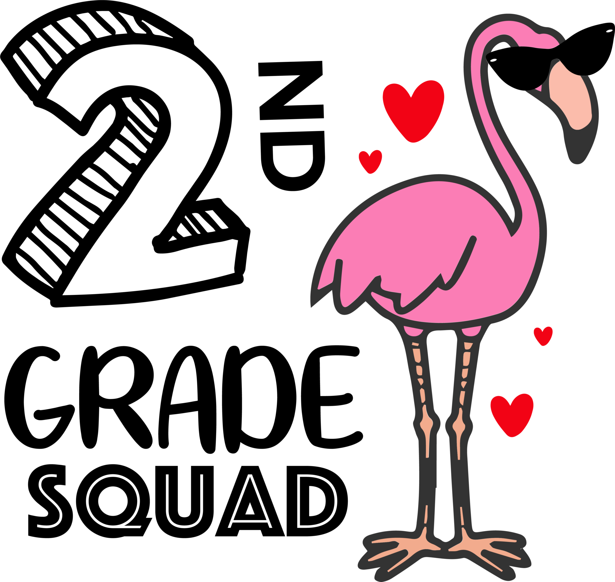 Flamingo-school-2nd - DTF PrintCo