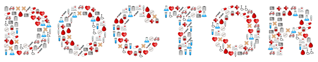 Medical Doctor Typography-01 - DTF PrintCo